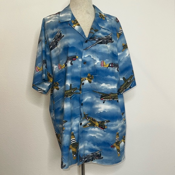 RJC | Shirts | Rjc Vintage Made In Hawaii Usa Ww2 Aircraft Military 9s ...
